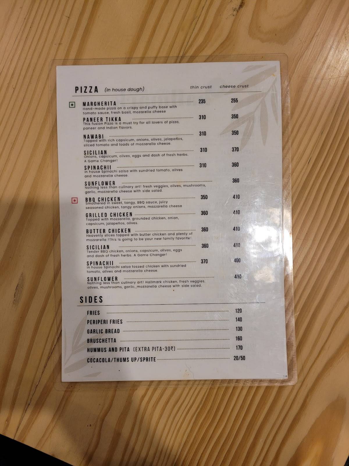 Menu at Le'Hallmark Cafe & Eatery, Amravati
