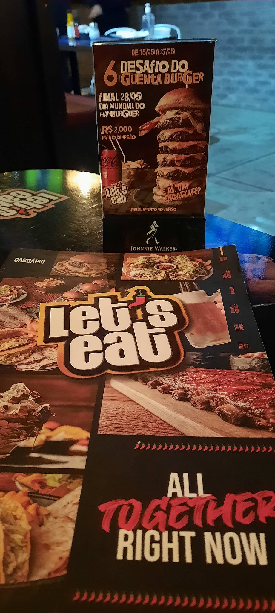 Menu em Let's Eat restaurante, Limeira
