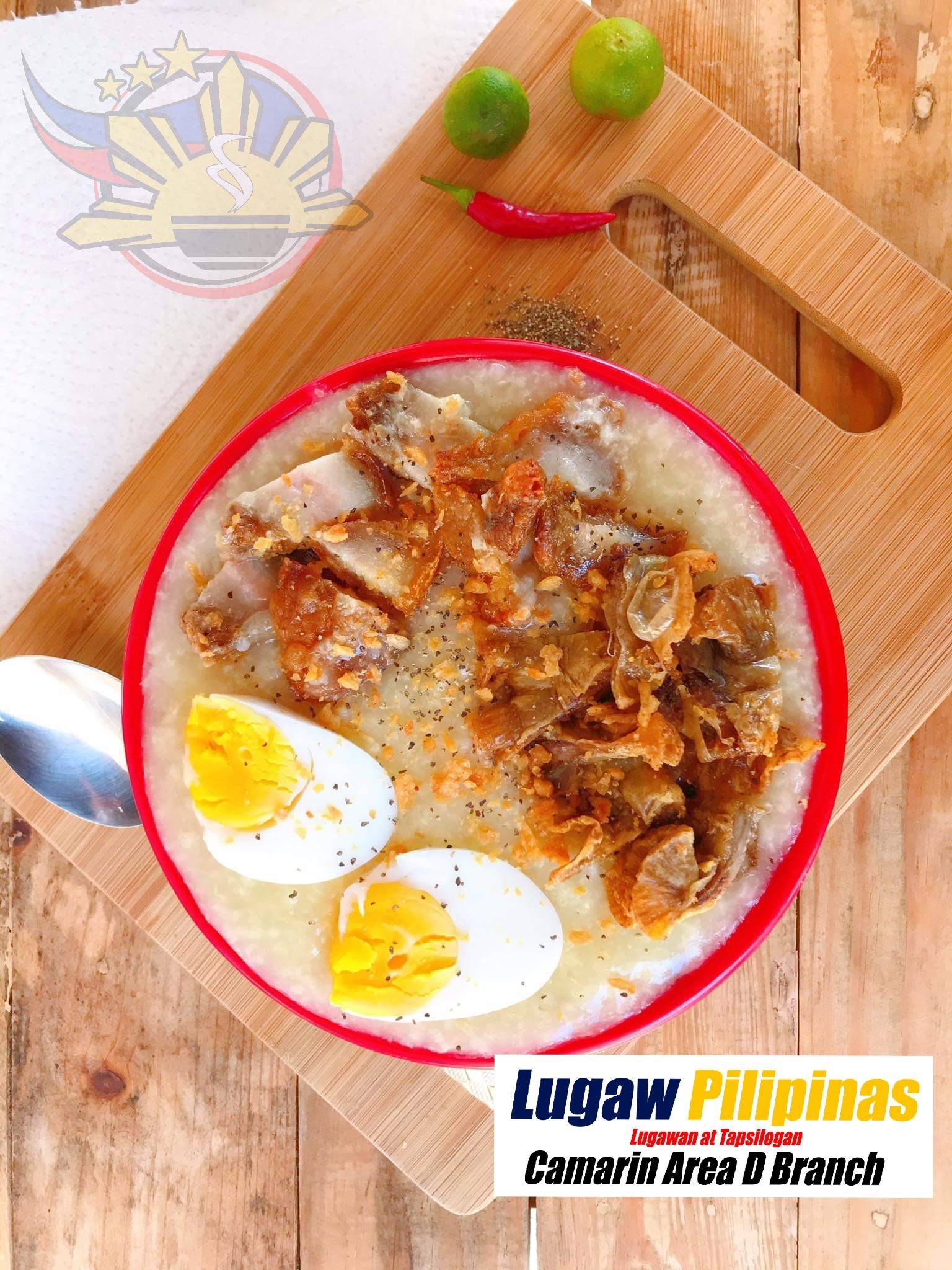 Carta del restaurante Lugaw Pilipinas - Camarin Branch, Caloocan