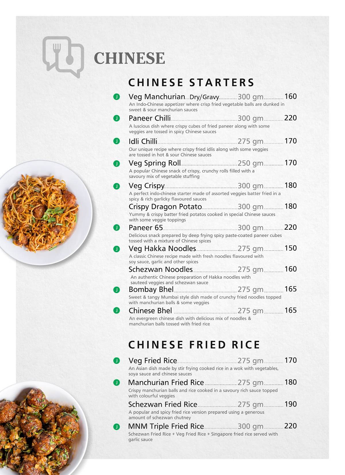 Menu at Munch N More, Surat