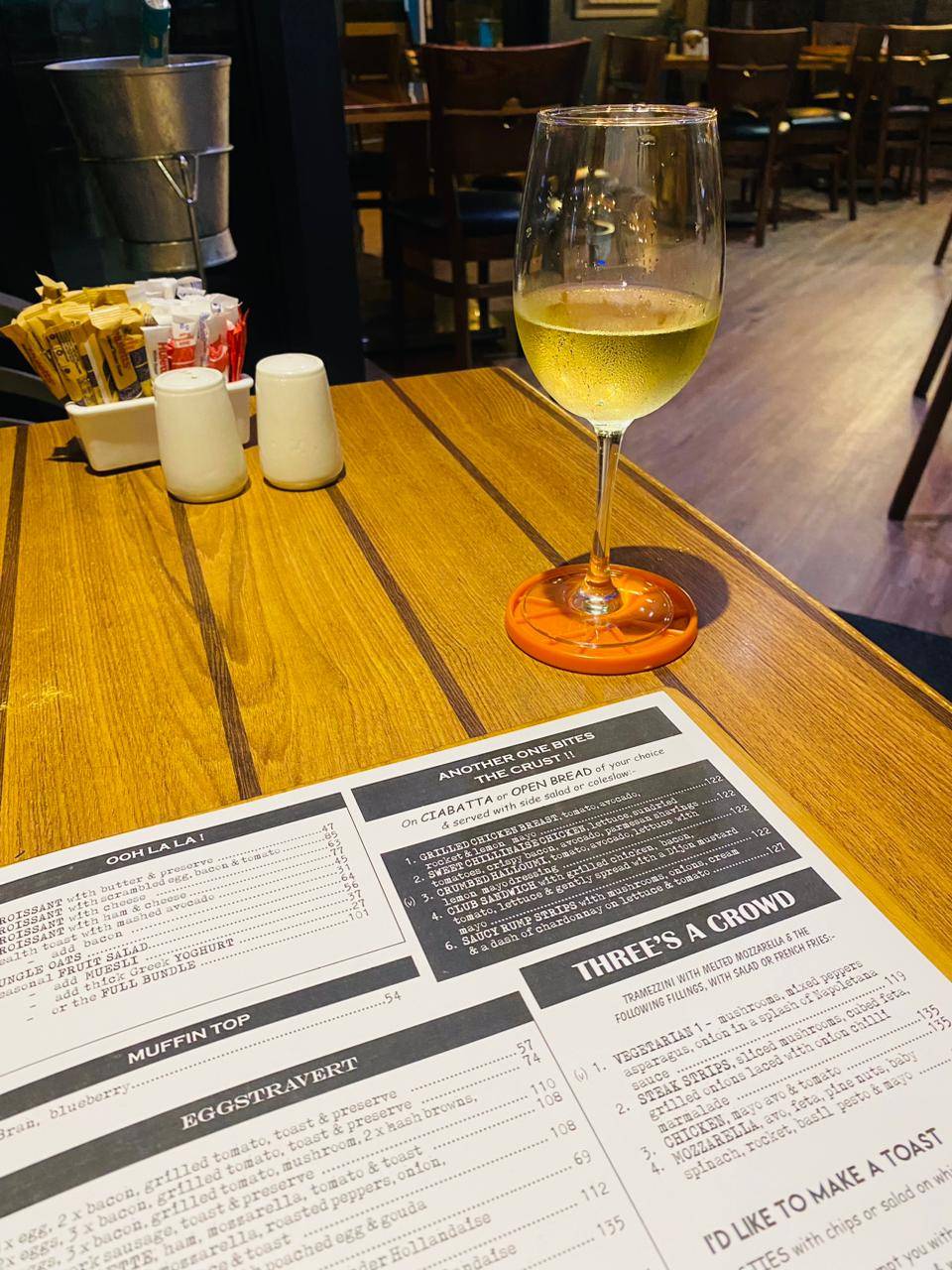 Menu at Next Chapter Restaurant, Durban