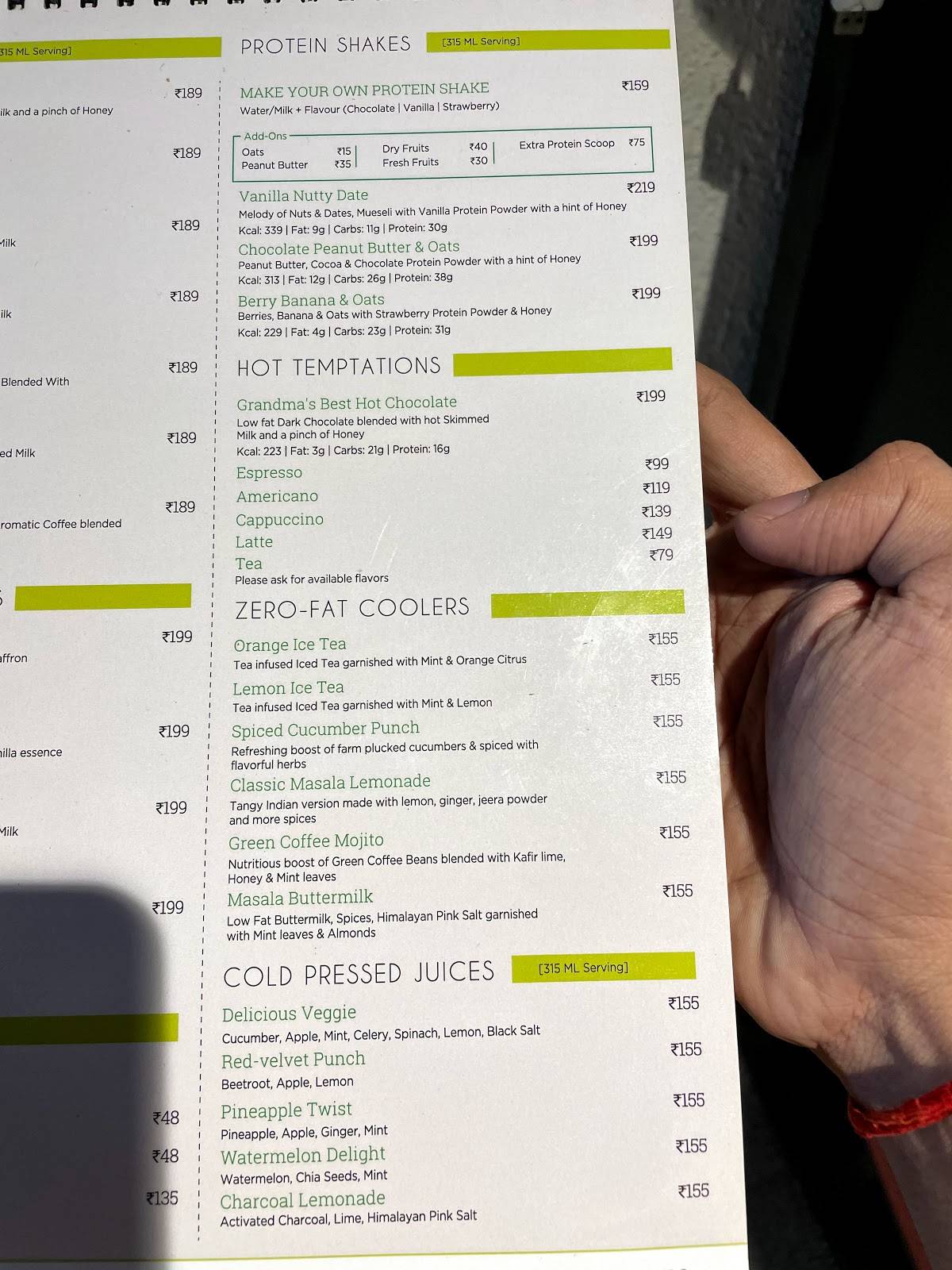 Menu at NutrioBox, Karkardooma, New Delhi, Shop Number: 12