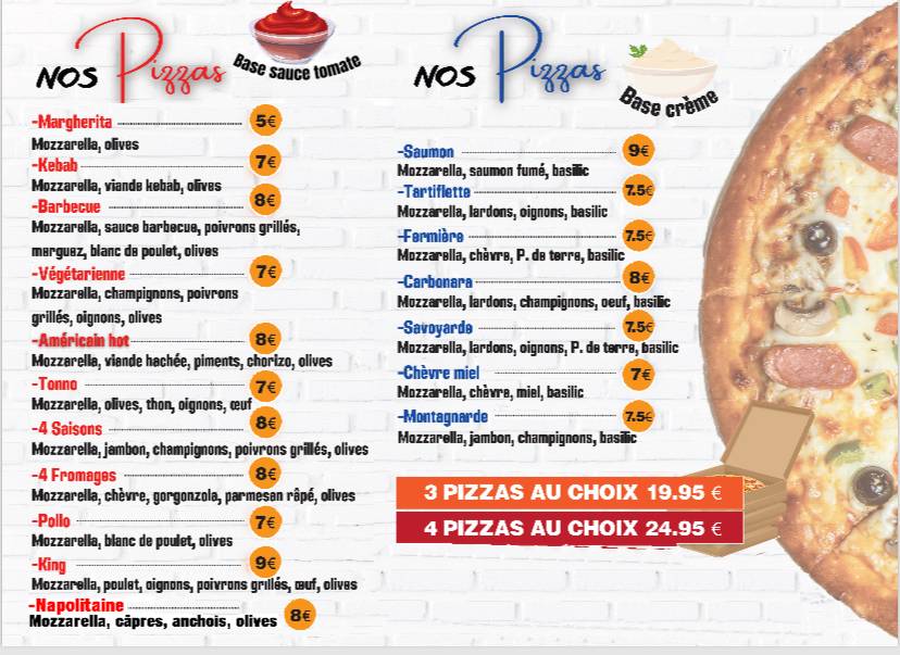 Menu au O’KINGS Fast Food Romilly sur Seine, Romilly-sur-Seine