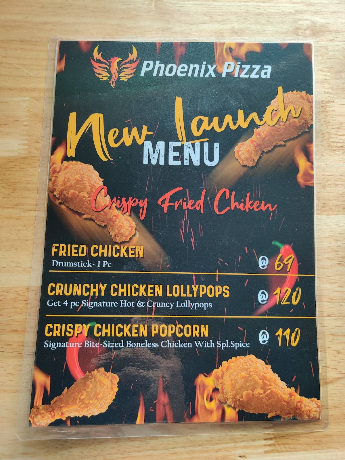 Menu at Phoenix Pizza, Bengaluru