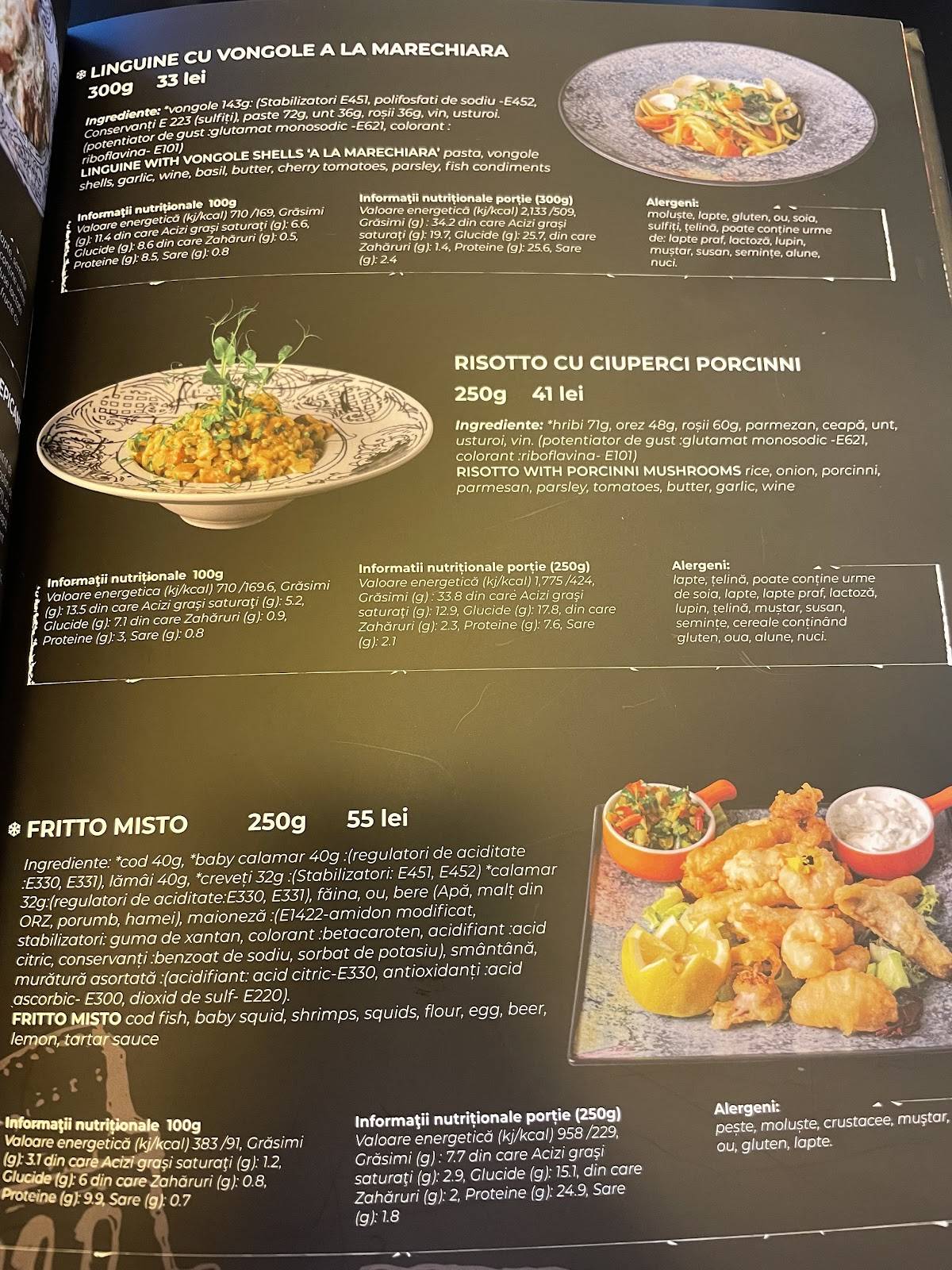 Menu at Restaurant Paragraf, Alba Iulia