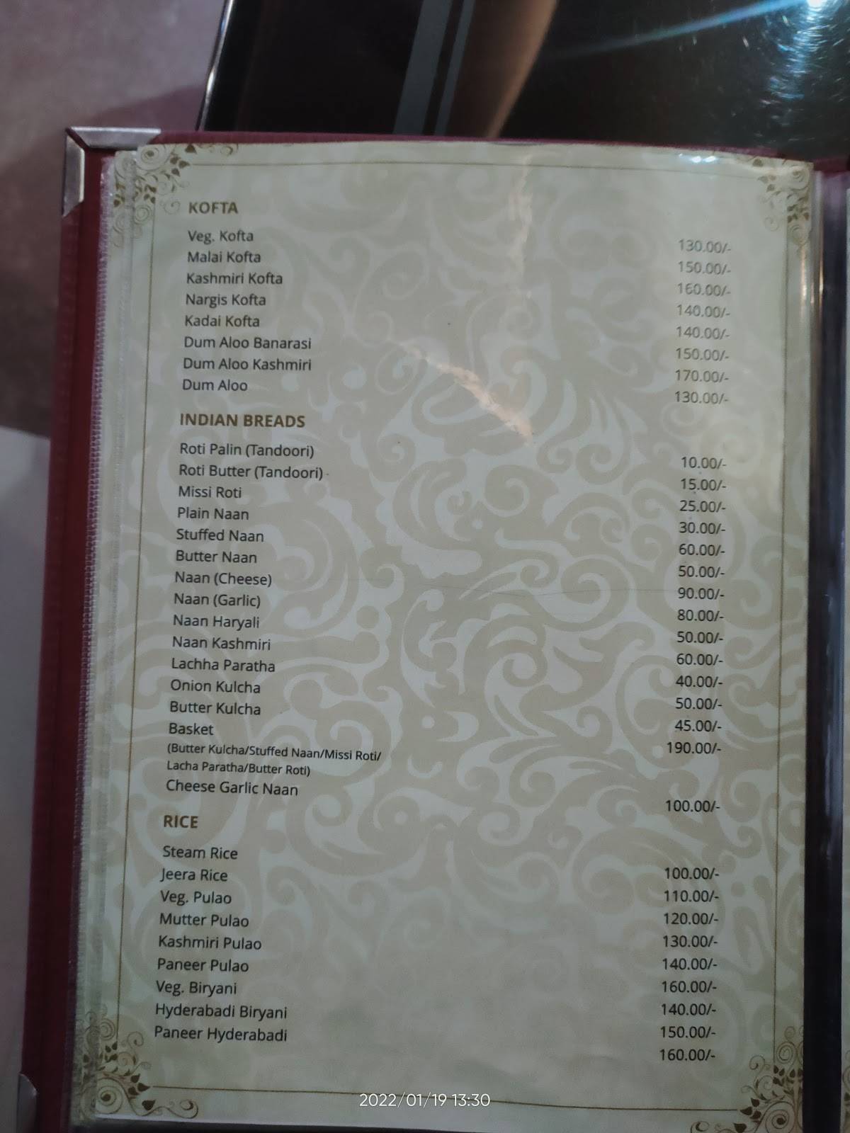 Menu at Shiv Shakti Veg Restaurant, Udaipur, 22 Ward No 52