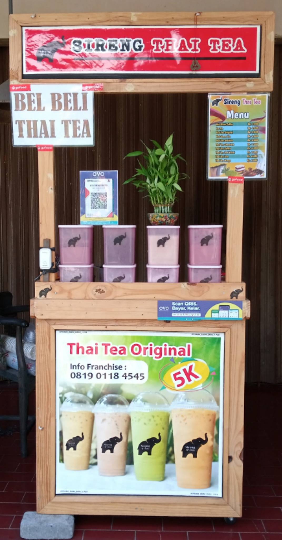Carta del restaurante Sireng Thai Tea Adipati Unus Tembalang, Semarang