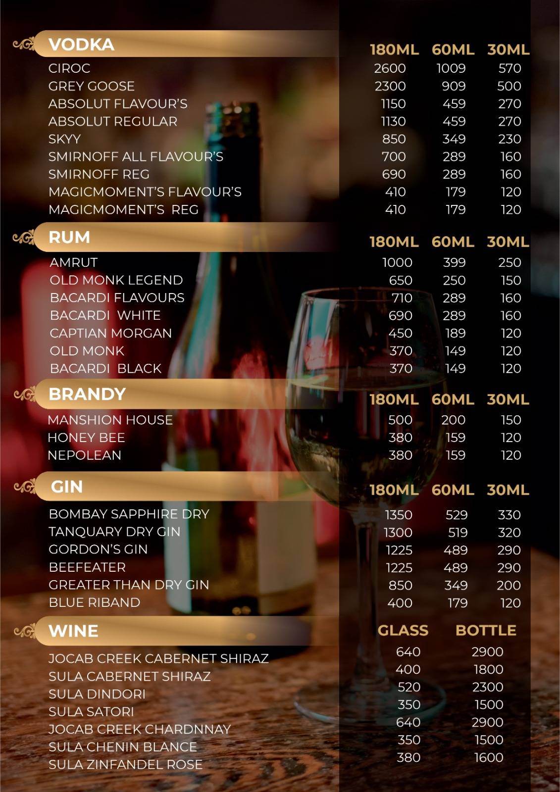 Menu at SkyDeck Rooftop Restaurant, Pimpri-Chinchwad