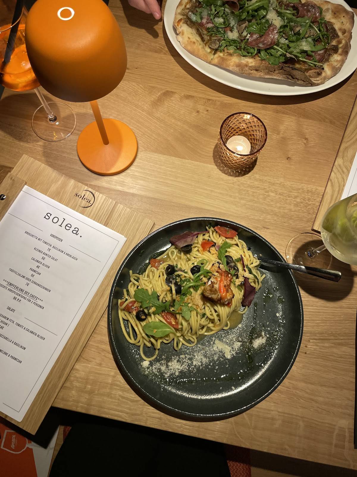 Speisekarte von Restaurant Solea, Kissing