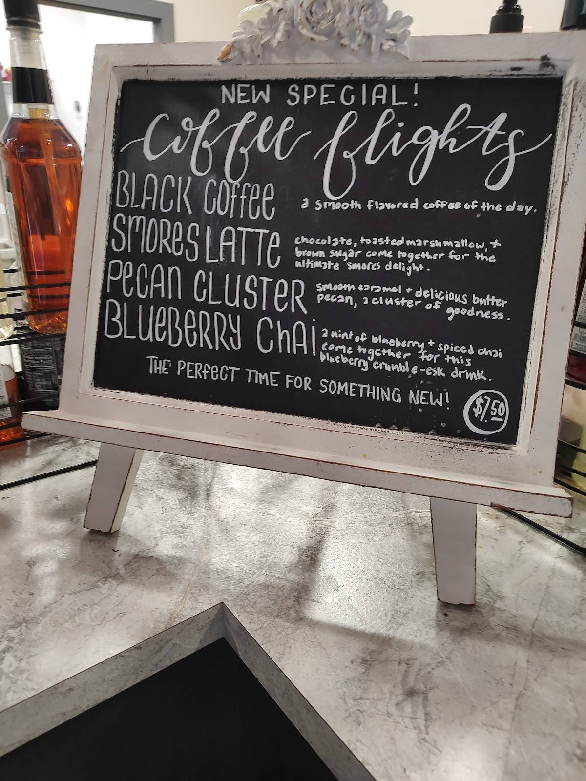 Menu at The Garage Coffee Shop, Wakarusa