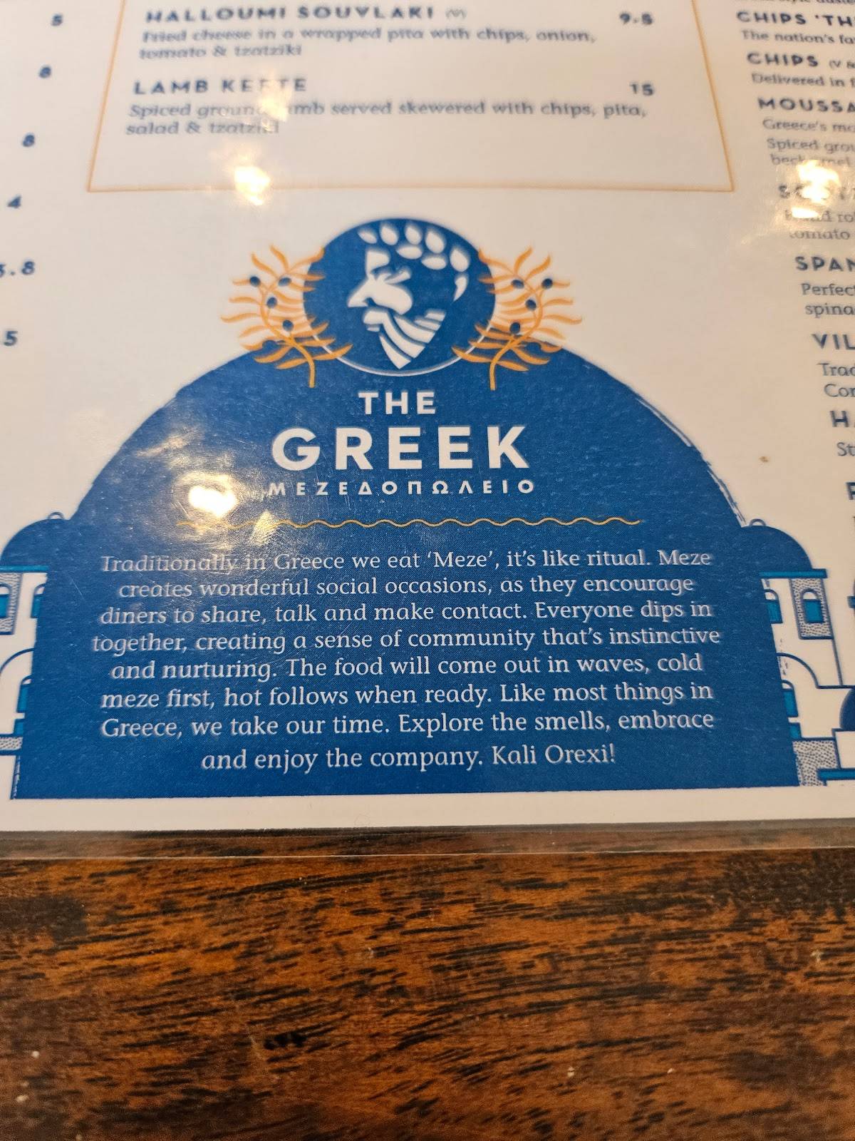 Carta del restaurante The Greek - Hessle, Hessle