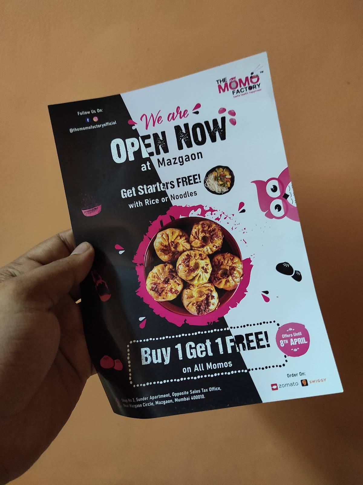Menu at The Momo Factory, Mumbai, 40