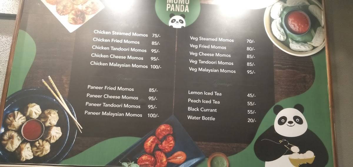 Menu at The momo panda, Pune, Shop No. 29