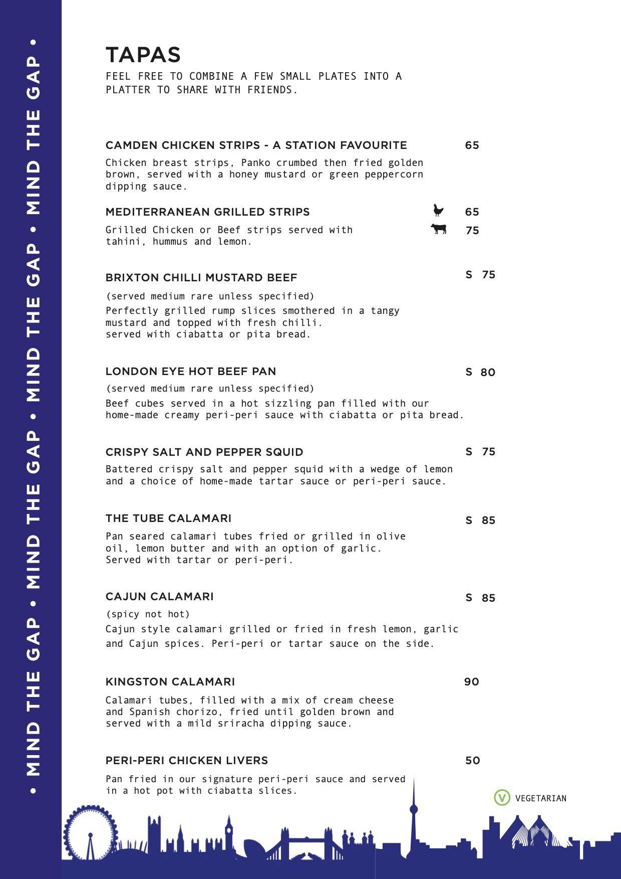 Menu at The Station Parkhurst restaurant, Randburg