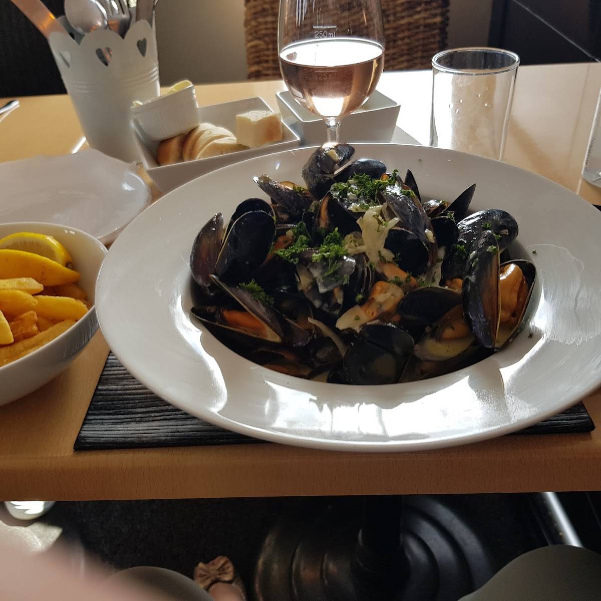 Menu at The Waterfront restaurant, Lowestoft