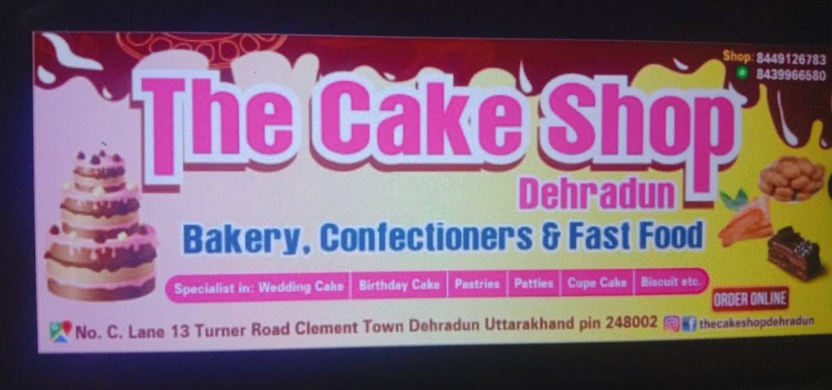 Menu at The cake shop, Dehradun, C13