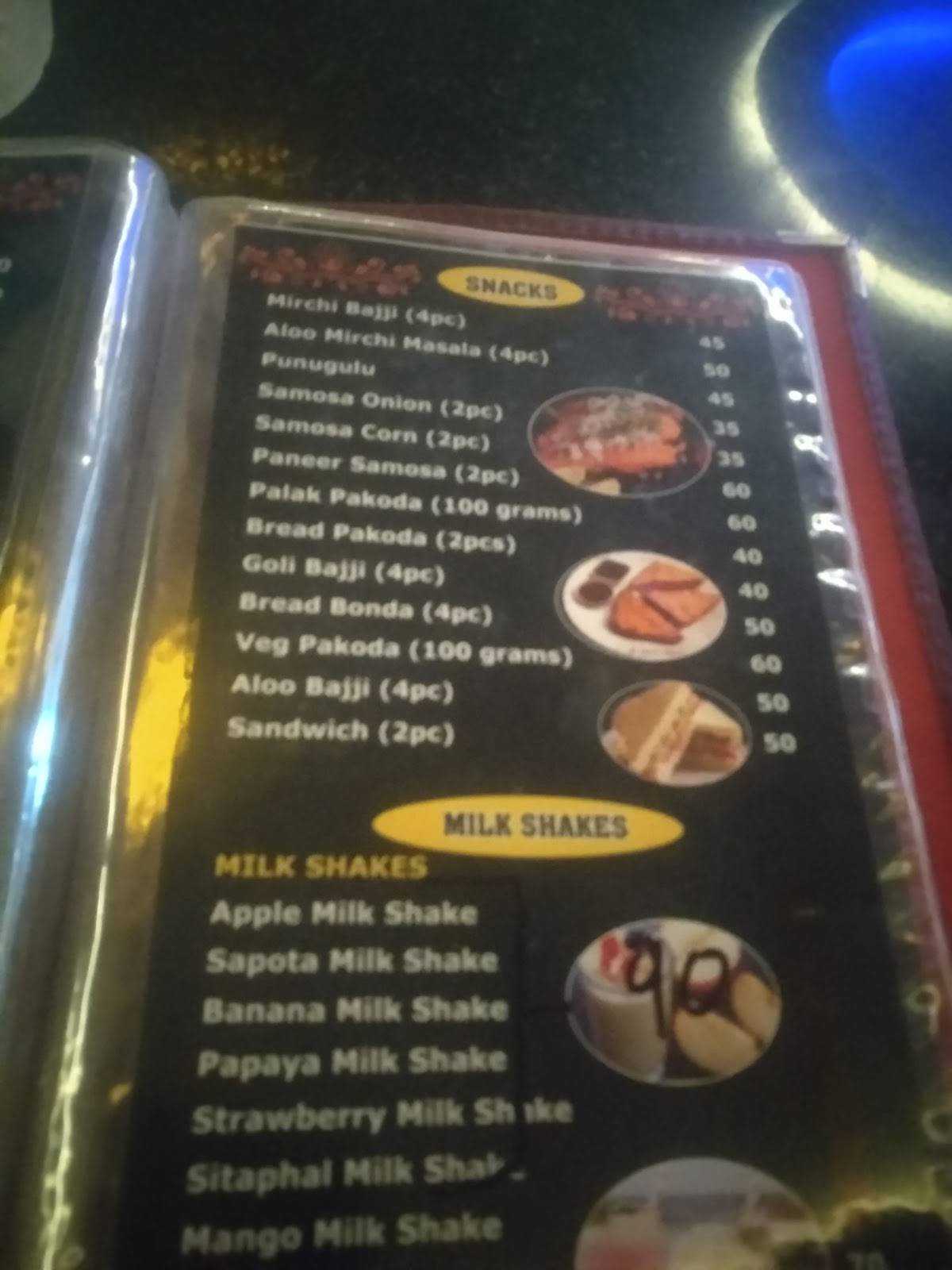 Menu at Udupi Sri Vrundhavan Grand Veg Restaurant, Hyderabad
