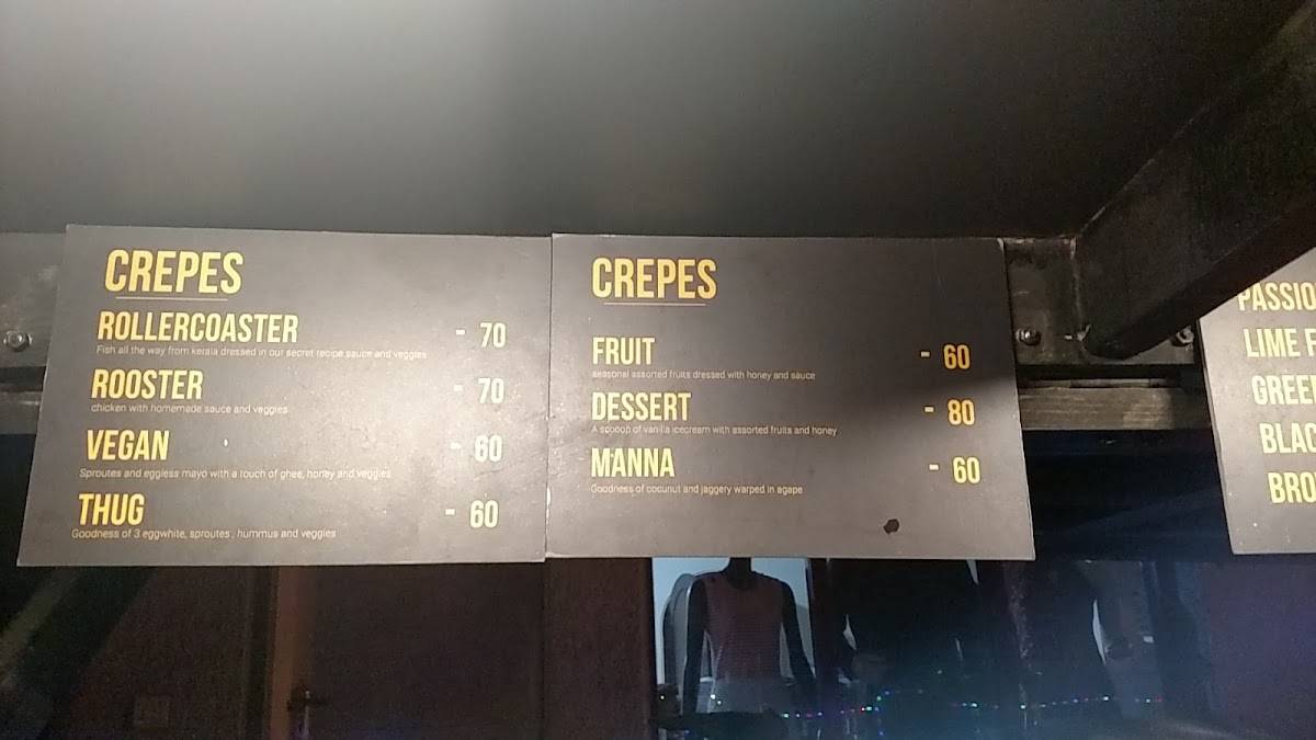 Menu at Under The Hood, Bengaluru