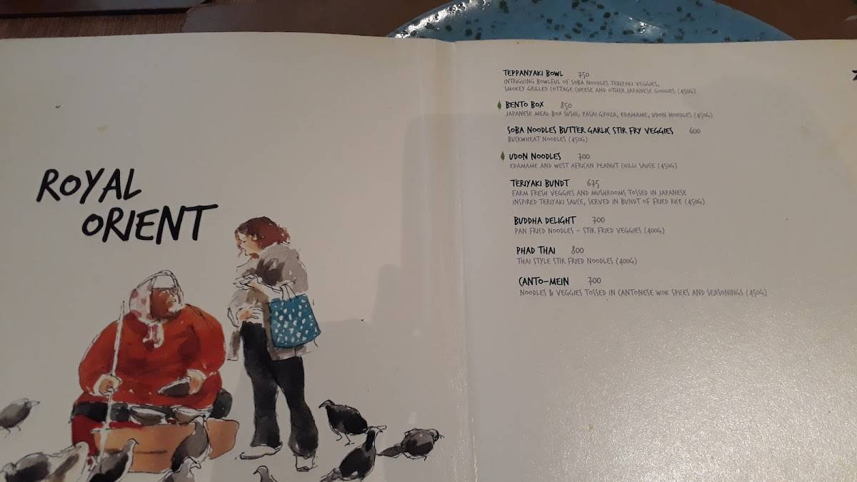 Menu at Under The Neem Trees, Ahmedabad