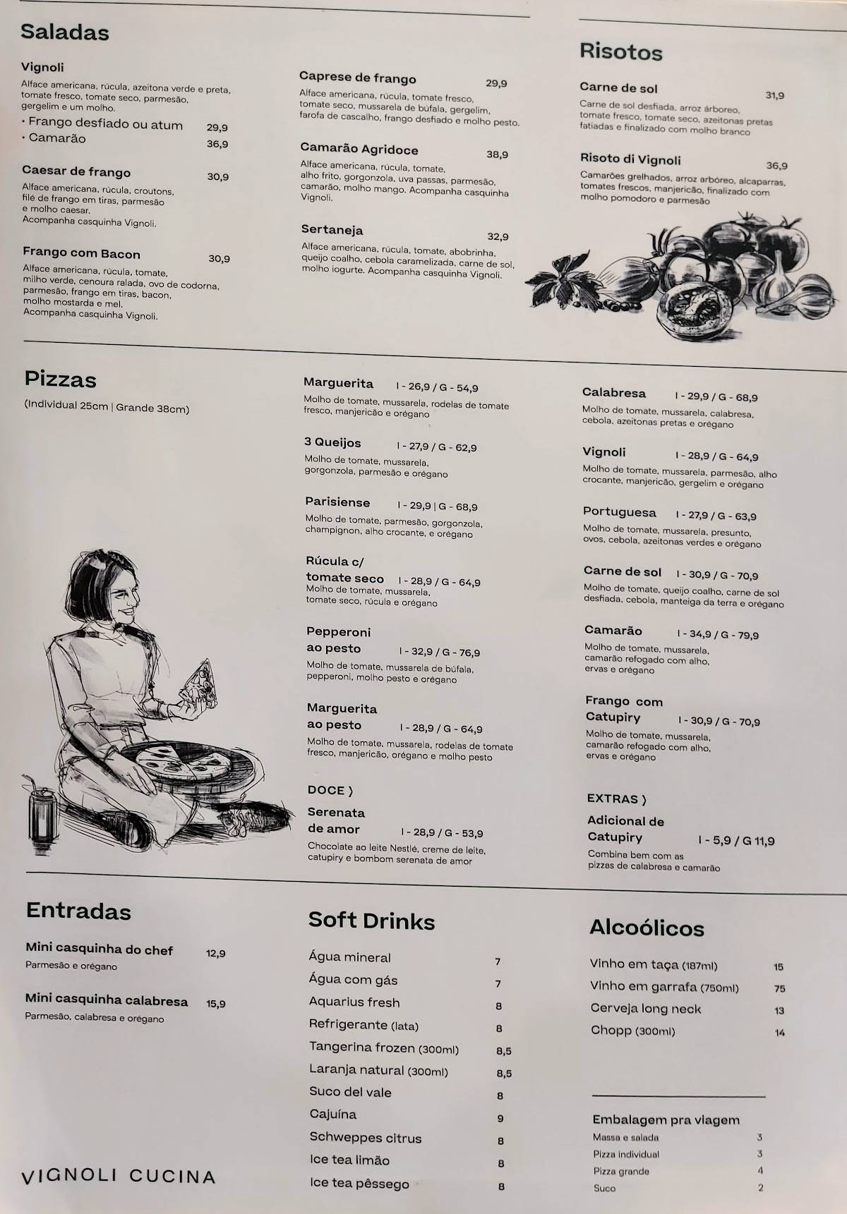 Menu em Vignoli Cucina - Aeroporto restaurante, Fortaleza