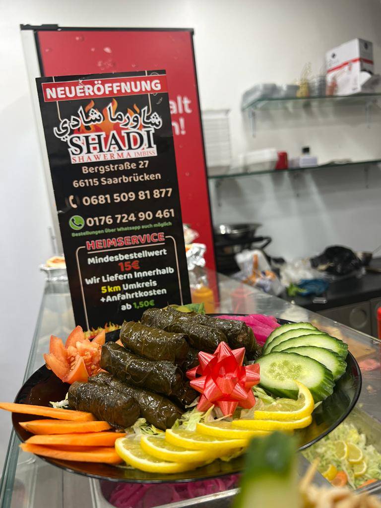 Speisekarte von شاورما شادي Schawarma Shadi restaurant, Saarbrücken
