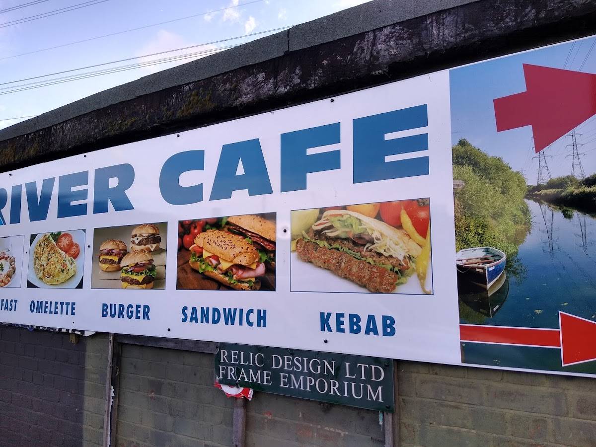 Menu at River Cafe, Enfield
