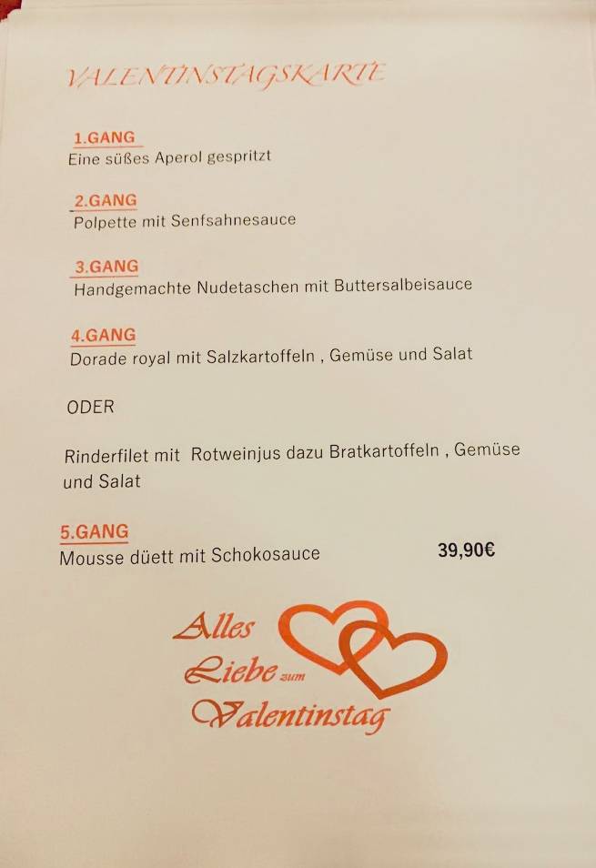 Speisekarte von Rotes Haus Rockenberg pizza, Rockenberg
