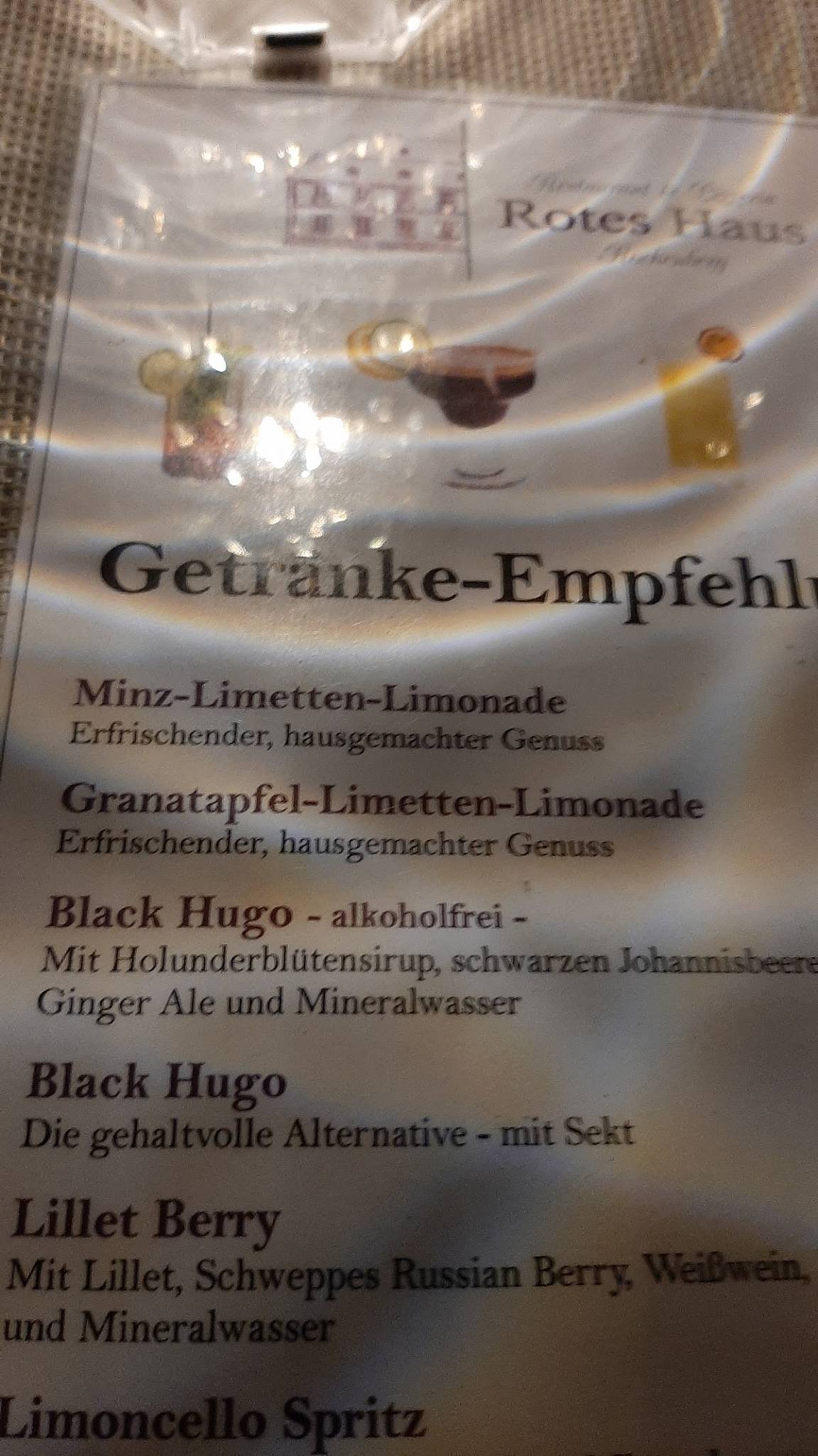 Speisekarte von Rotes Haus Rockenberg pizza, Rockenberg
