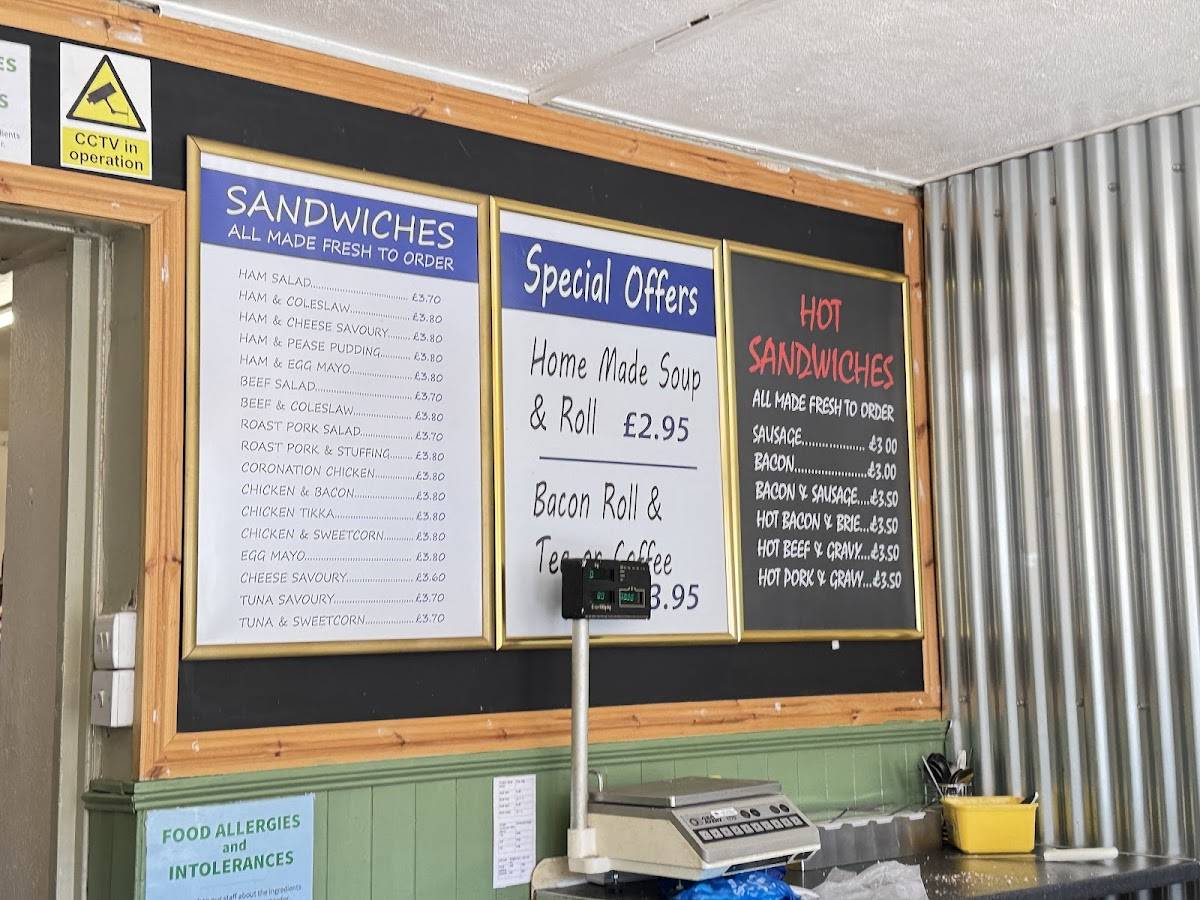 Menu at Rothbury Bakery, Rothbury, Front St