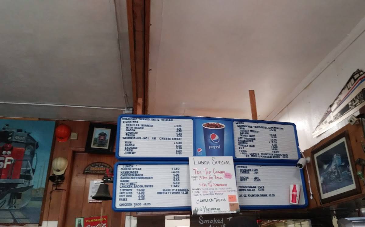 Menu at Roundhouse Deli BBQ, Roseville