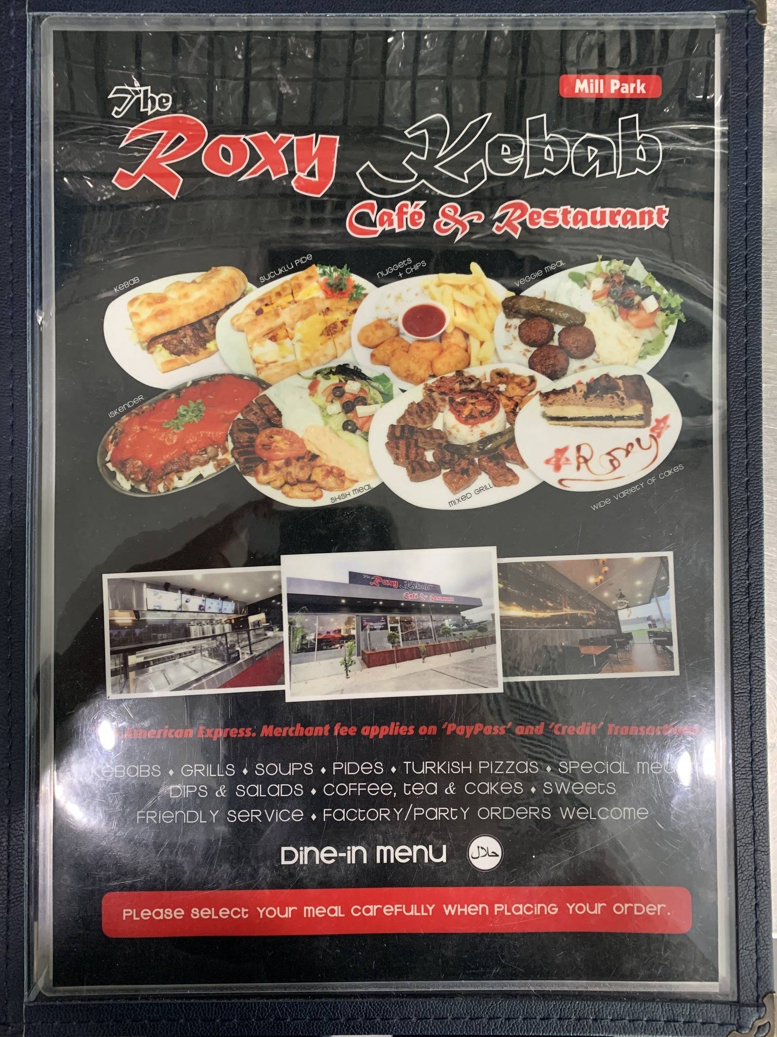 Menu at Roxy Kebabs & Cafė Mill Park restaurant, Mill Park