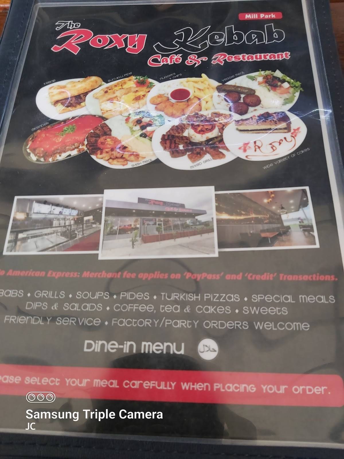 Menu at Roxy Kebabs & Cafė Mill Park restaurant, Mill Park