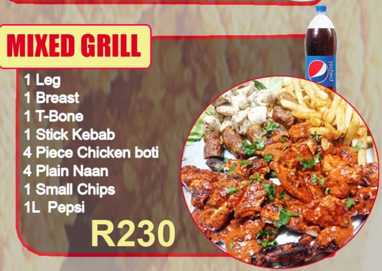 Menu at Hot & crispy, Rustenburg