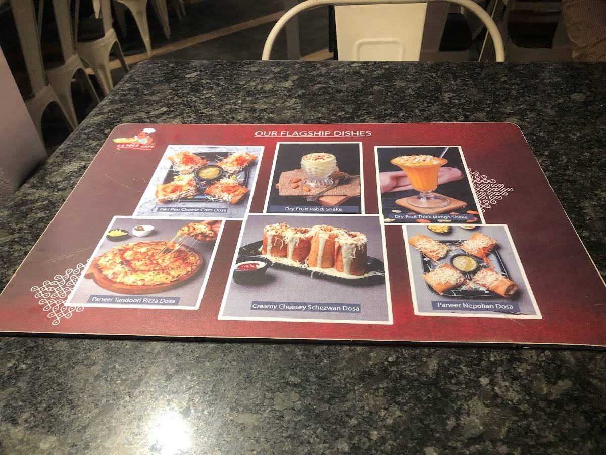 Menu at SA DOSA CAFE, Pune, Shop no