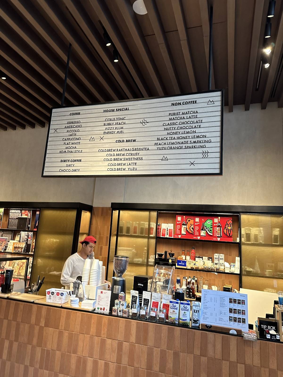 Menu at SIWILAI Café cafe, Bangkok, 1266 Charoen Krung Road