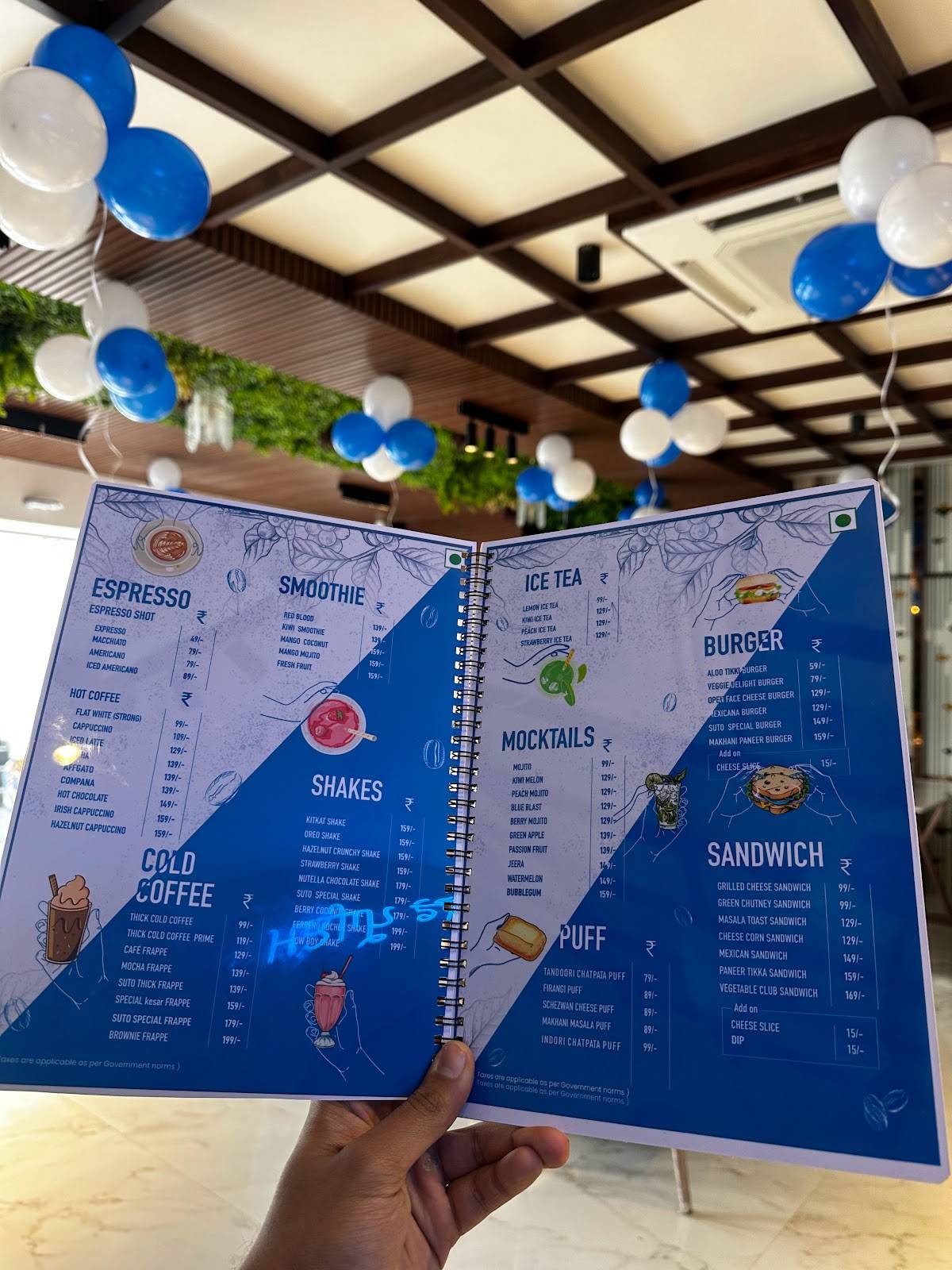 Menu at SUTO CAFE PRIME LDH., Ludhiana