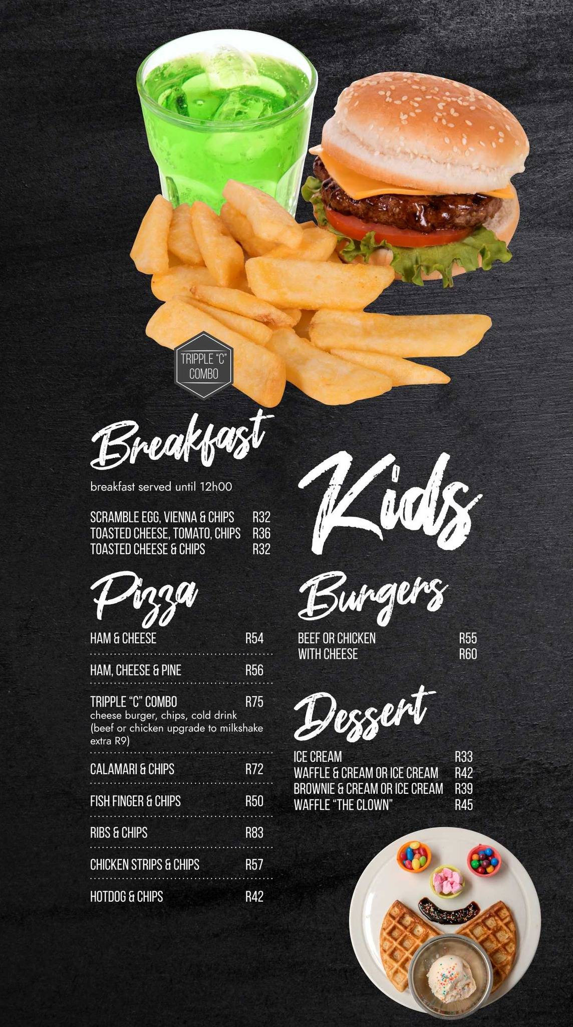 Menu at Saddles Steak Ranch Bottelary restaurant, Cape Town