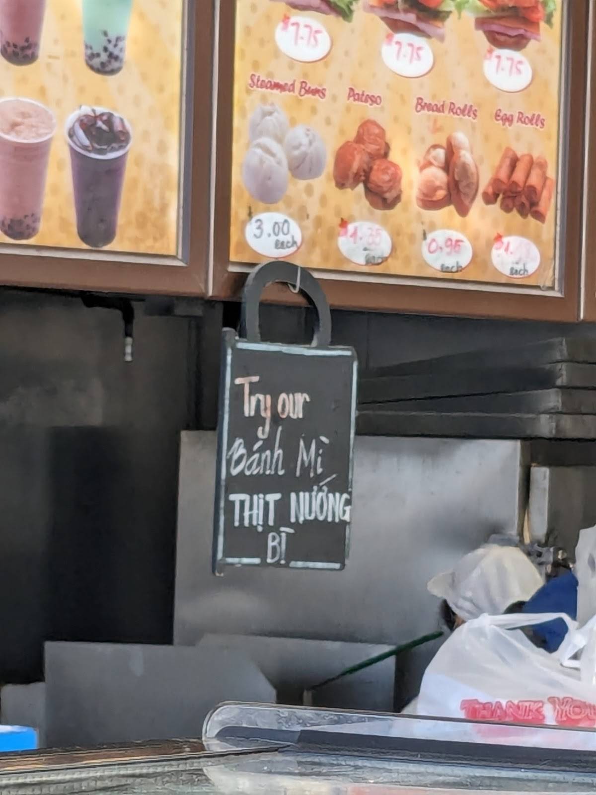 Carta de Saigon Bakery & Sandwiches, San Gabriel