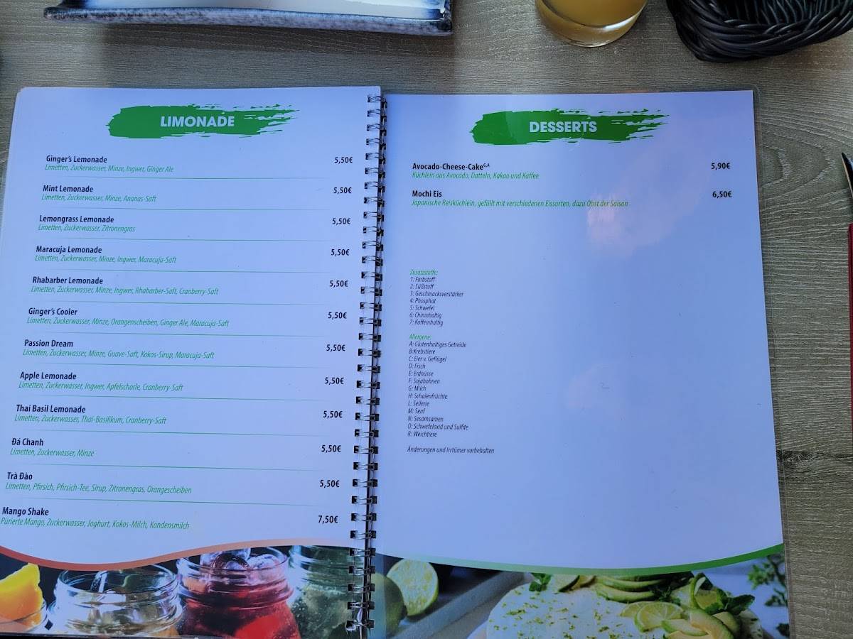 Speisekarte von Saigon Garten restaurant, Bonn
