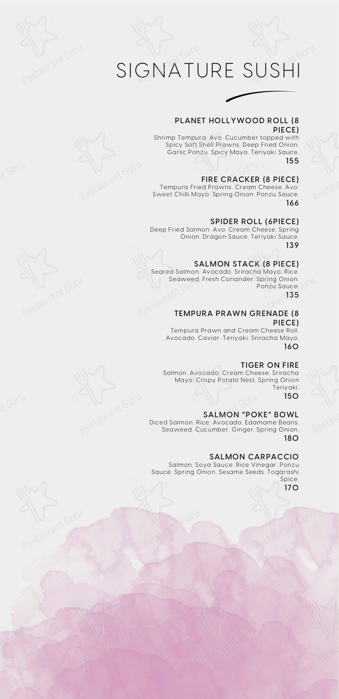 Menu at Solo Restaurant Sandton, Sandton