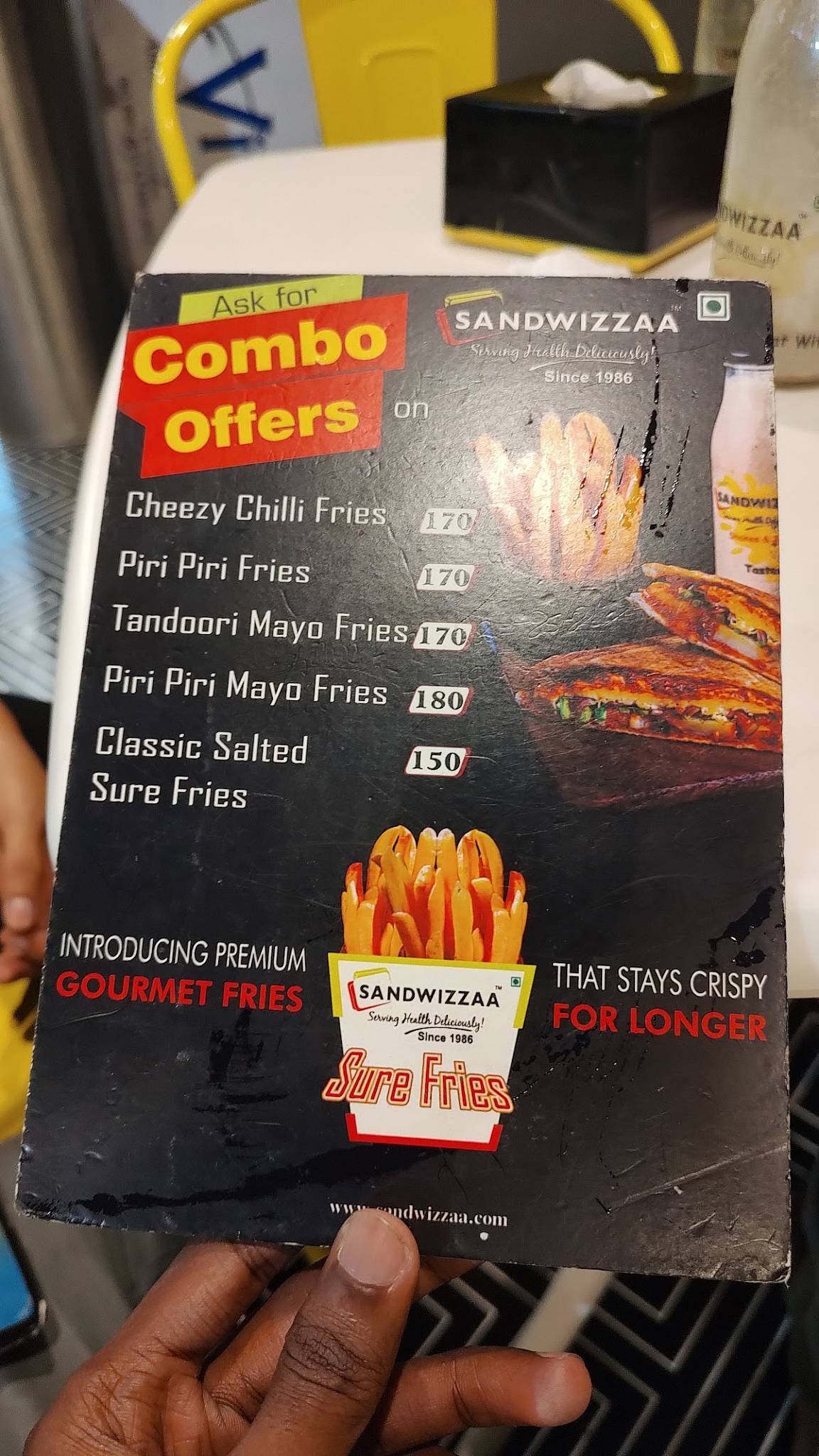 Menu at Sandwizzaa Dadar, Mumbai