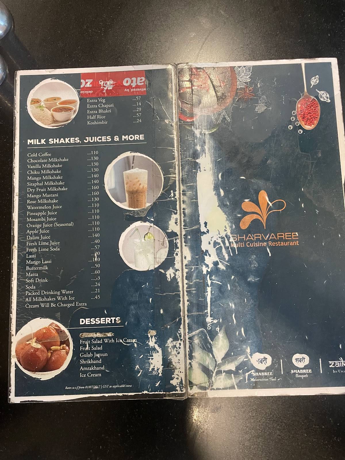 Menu at Shabree Restaurant-Pune, Pune