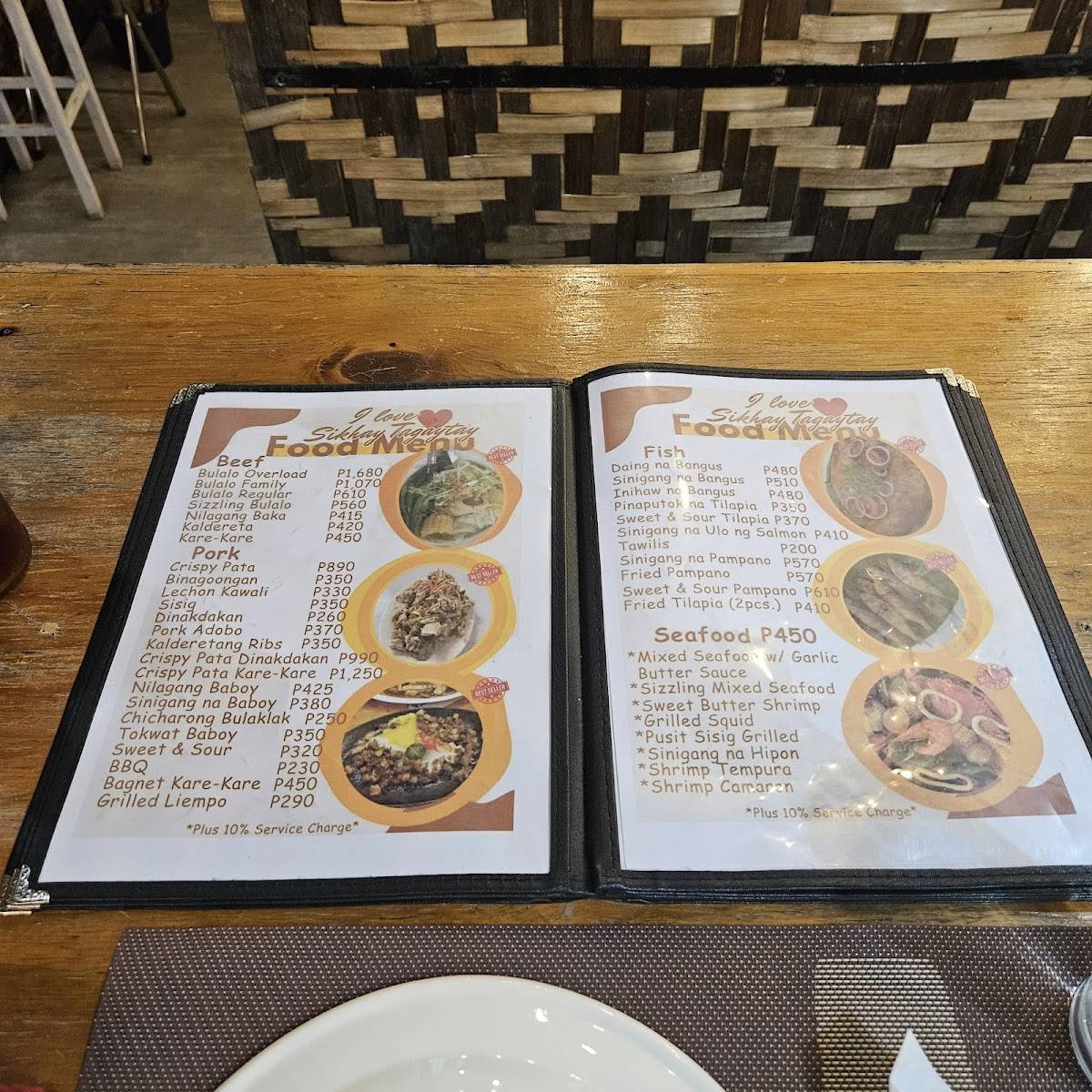 Carta del restaurante Sikhay Bulalo and Inasal Tagaytay, Tagaytay
