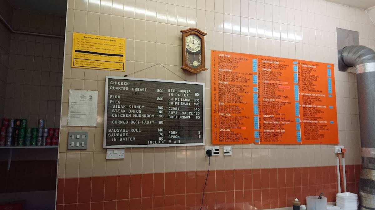 Menu at Slow Boat Chinese Take Away fast food, Newport, 5 Risca Rd
