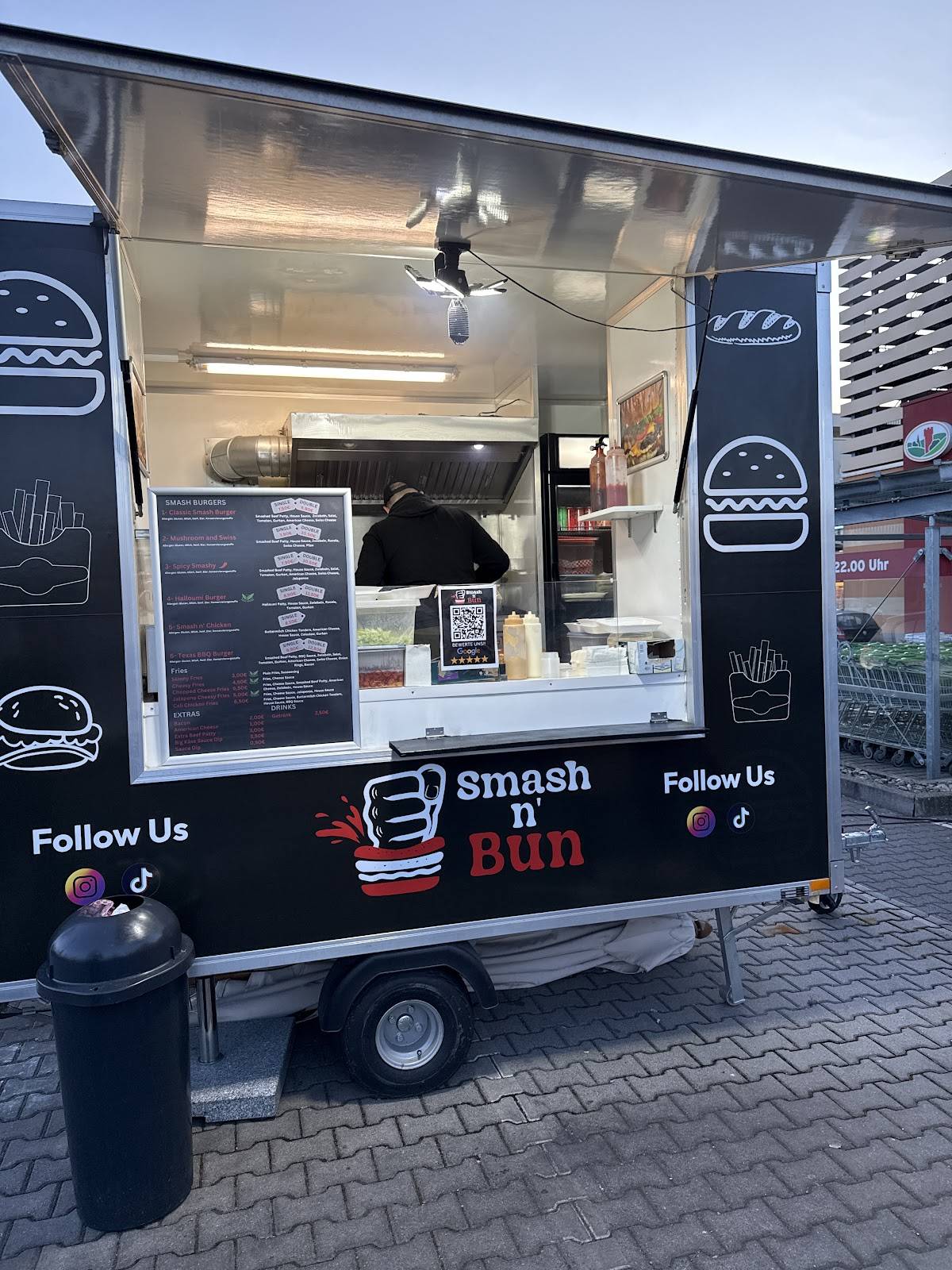 Menu au Smash n' Bun pub et bar, Treves