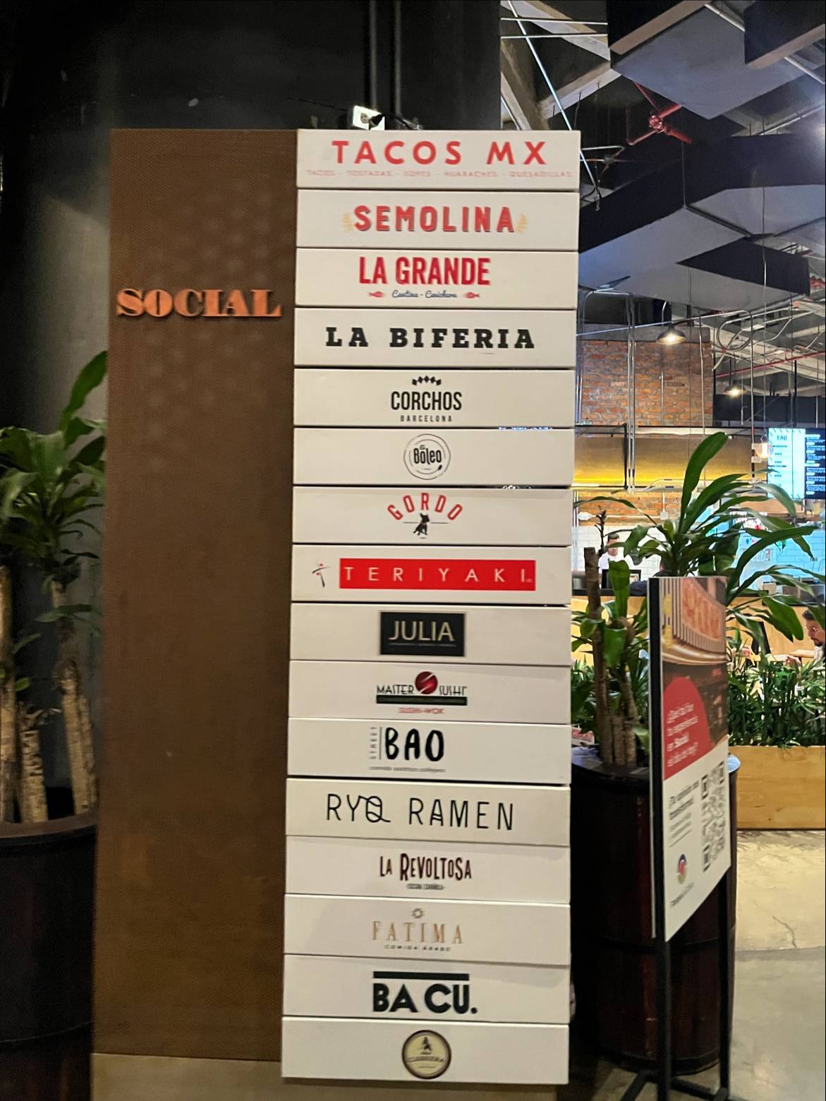 Menu at Social - Parque La Colina restaurant, Bogotá