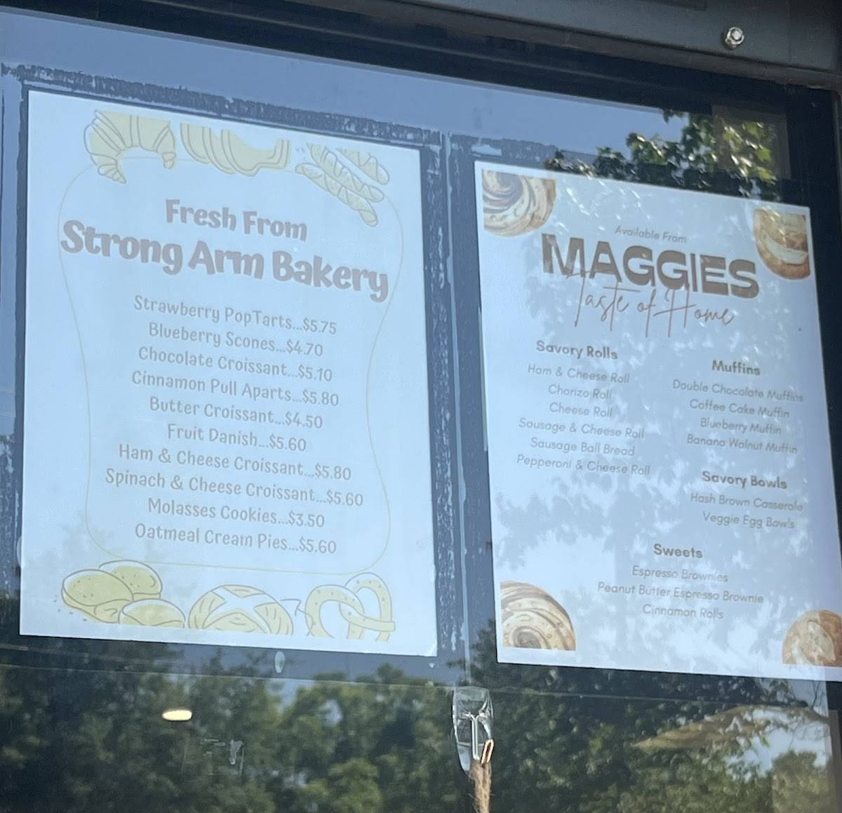 Menu at Southern Magnolia Coffee Company, Bunn