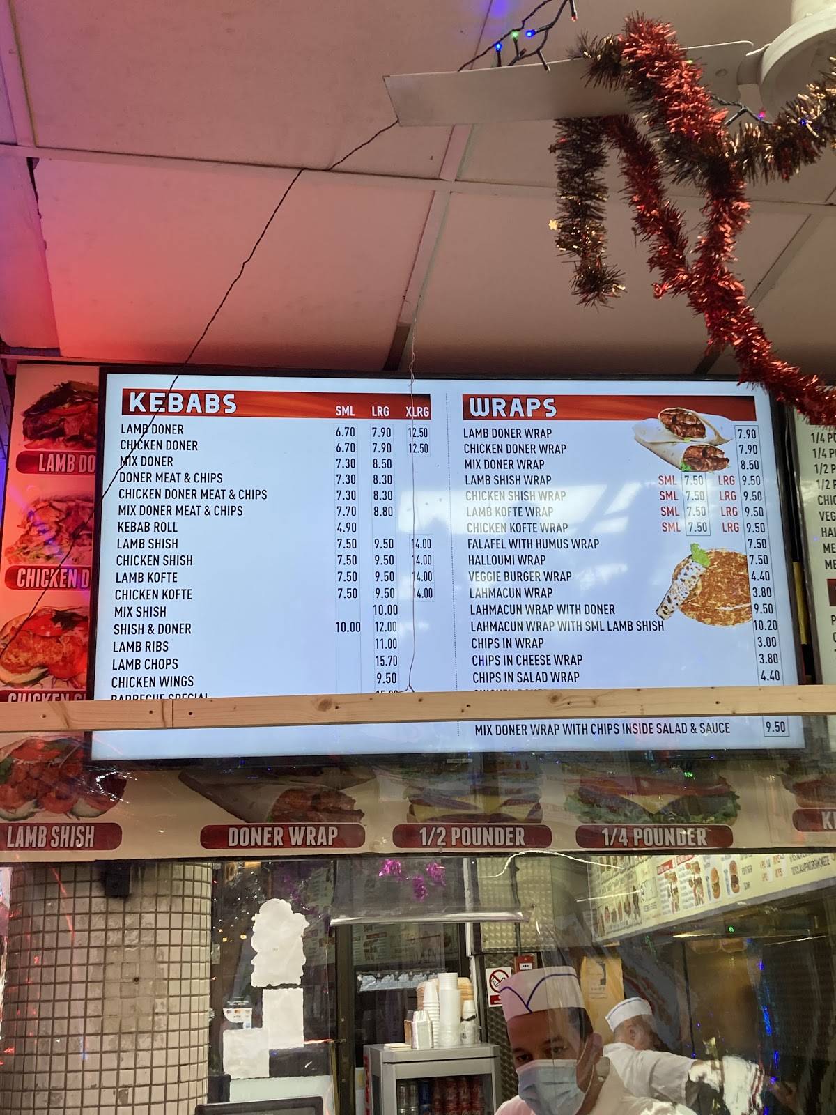 Menu at Southgate Kebab House ️ fast food, London, 8A Station Parade