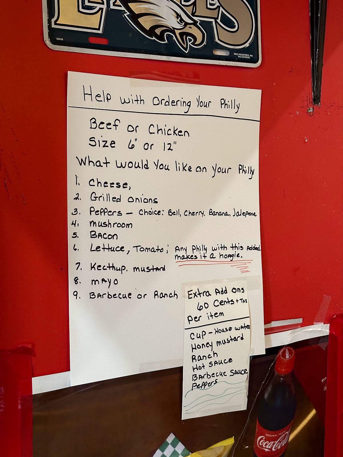 Menu at Real Deal restaurant, Spartanburg, Asheville Hwy