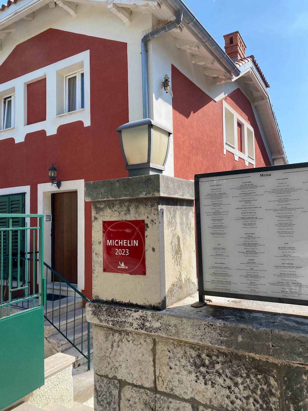 Menu at Dvor restaurant, Split, Put Firula 14